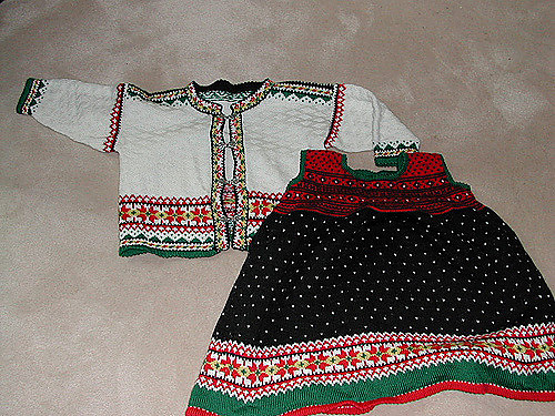 Ravelry: 10212 Dale Baby Set pattern by Kari Haugen