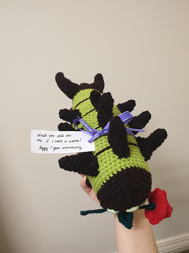 Ravelry: Hive Worm Destiny 2 pattern by Lee-Anne Morris