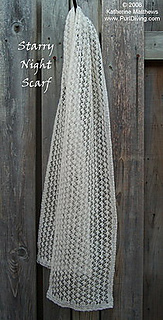 Ravelry: Starry Night Scarf pattern by Katherine Matthews
