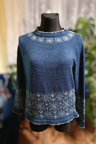 Ravelry: Diamond Snow Sweater pattern by Home of Cords