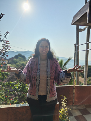 Ravelry: Maya Hexagon Cardigan pattern by Arunima Goel