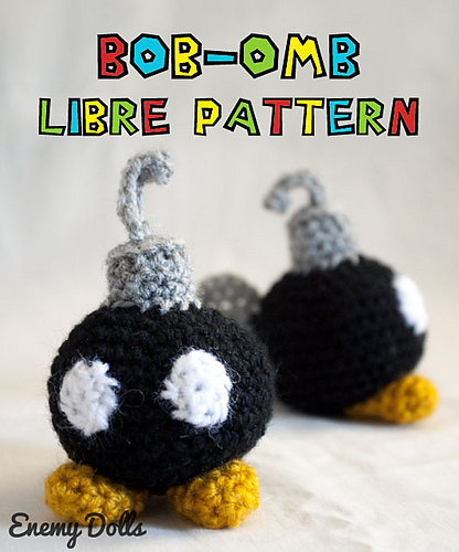 Ravelry: Little Mario Bomb pattern by Laura Huelin
