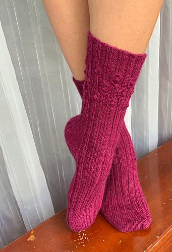 Ravelry: Tudor Socks pattern by Anya Zhiltsova