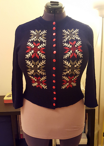 Ravelry: Hedy Tyrolean-Pattern Cardigan pattern by Madeline Weston and ...