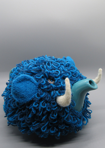 Ravelry: Woolly Mammoth Tea Cosy pattern by K.M. Bedigan