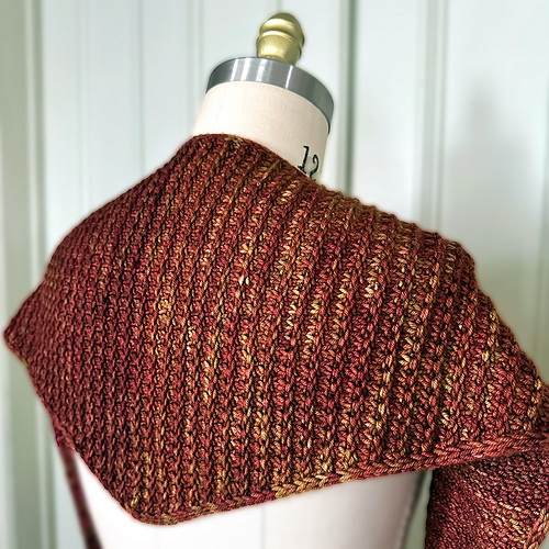 Ravelry: Copper Meadow Scarf pattern by Melissa Burke