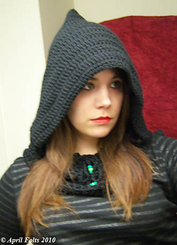 Ravelry: Dark Wizard Hood pattern by April Draven