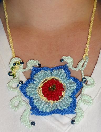 Ravelry: Art Nouveau Bullion Necklace pattern by Donna Kay Lacey