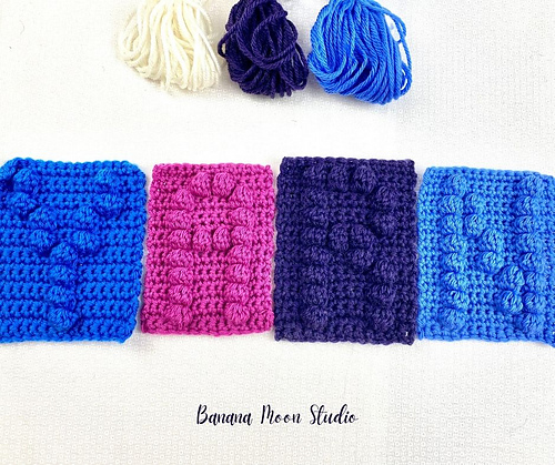 Ravelry: Bobble Stitch Alphabet pattern by April Garwood