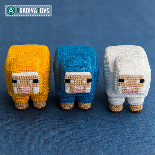 Ravelry: Sheep from "Minecraft" pattern by Olka Novytska