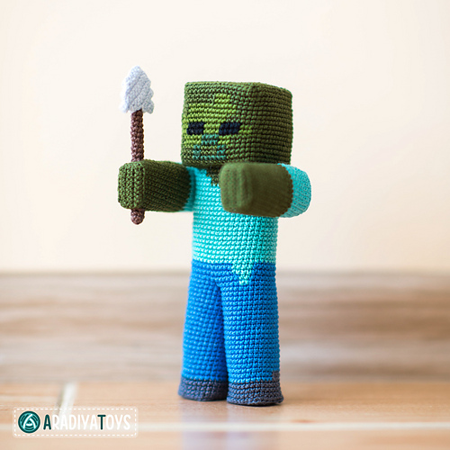 Ravelry: Zombie from "Minecraft" pattern by Olka Novytska