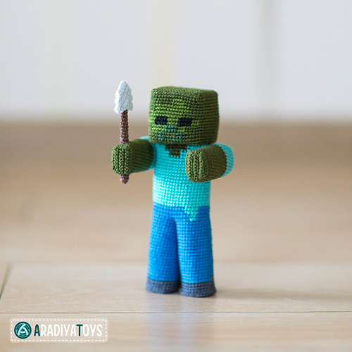 Ravelry: Zombie from "Minecraft" pattern by Olka Novytska