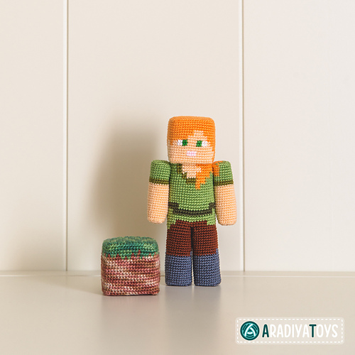 Ravelry: Alex from "Minecraft" pattern by Olka Novytska