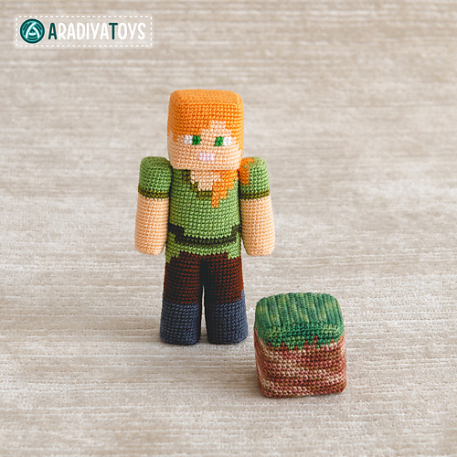 Ravelry: Alex from "Minecraft" pattern by Olka Novytska
