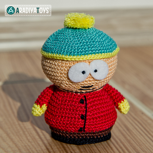 Ravelry: Eric Cartman from "South Park" pattern by Olka Novytska