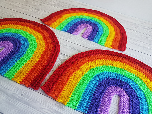Ravelry: Crochet Rainbow pattern by Crafting Happiness