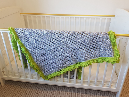 Ravelry: Spring Vibes Baby Blanket pattern by Crafting Happiness