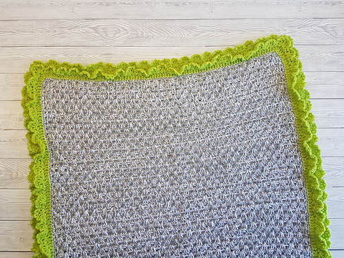 Ravelry: Spring Vibes Baby Blanket pattern by Crafting Happiness
