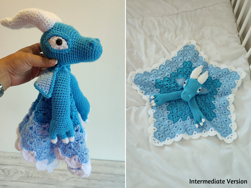 Ravelry: Blizzard The Ice Dragon Lovey Blanket pattern by Crafting ...