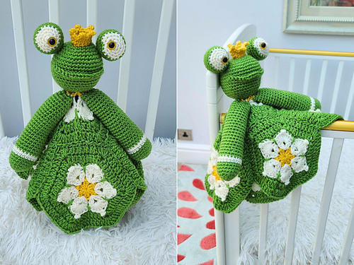 Ravelry: Froggy The Frog Baby Lovey pattern by Crafting Happiness