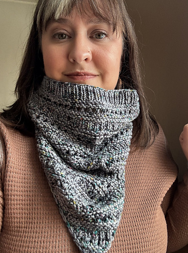Ravelry: IRL Bandana Cowl pattern by Kacey Herlihy