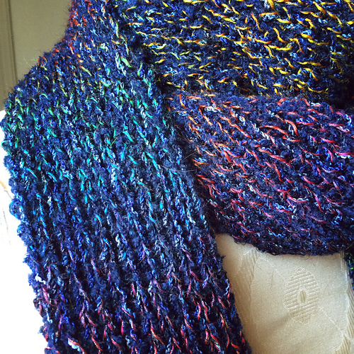 Ravelry: Rainbow Shine Scarf pattern by Stephanie Little