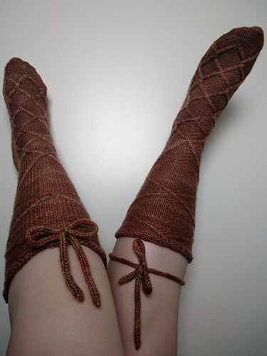 Ravelry: Gladiatrix Socks pattern by Artesanitarium Designs