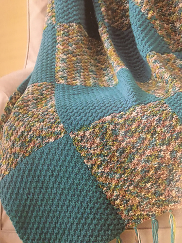 Ravelry: Two Color Textured Afghan pattern by Boye