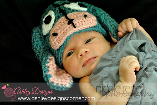 Ravelry: Eeyore Beanie pattern by Ashley Leither
