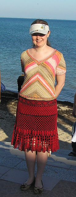 Ravelry: Asichka's Vogue Top (VK #26 Diagonal Rib Top)