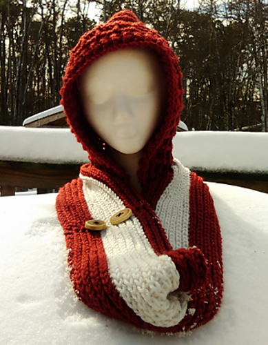 Ravelry: Foxy Infinity Scoodie pattern by Andrea Muskett