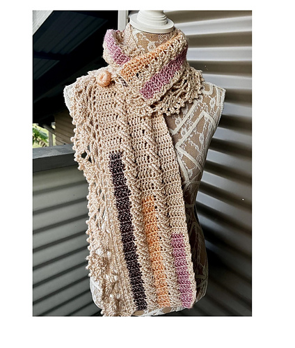 Ravelry: Neapolitan Harmony Scarf pattern by Sue Stapleton