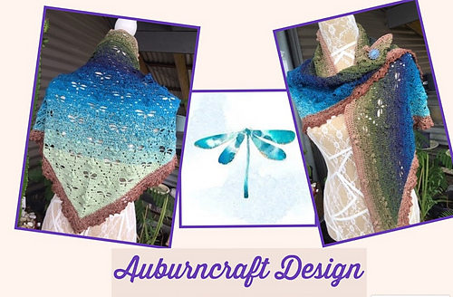 Ravelry: On The Wings of a Dragonfly Shawl pattern by Sue Stapleton
