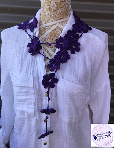 Ravelry: Dancing Petals Lariat pattern by Sue Stapleton