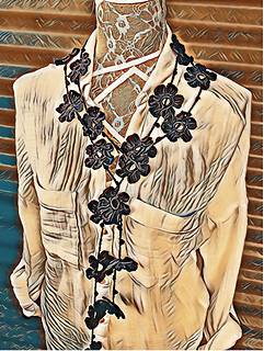 Ravelry: Dancing Petals Lariat pattern by Sue Stapleton