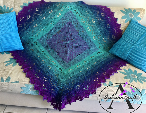 Ravelry: Dragonfly Labyrinth Blanket pattern by Sue Stapleton