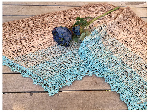Ravelry: Rainforest Dragonflies Shawl pattern by Sue Stapleton