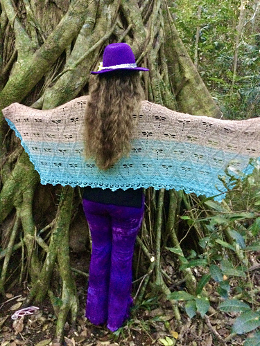 Ravelry: Rainforest Dragonflies Shawl pattern by Sue Stapleton