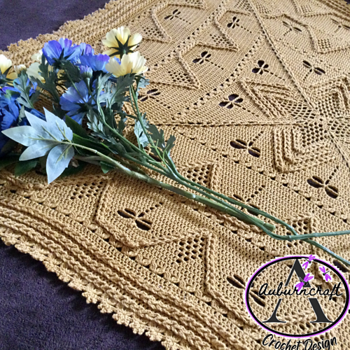 Ravelry: Dragonflies n Ladders Blanket pattern by Sue Stapleton