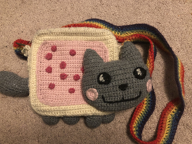 Ravelry: Nyan Cat Bag pattern by Magic Merlion