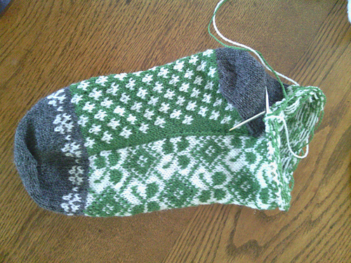 Ravelry: Shamrock chart for Barbie's Stocking pattern by Barbie Smith