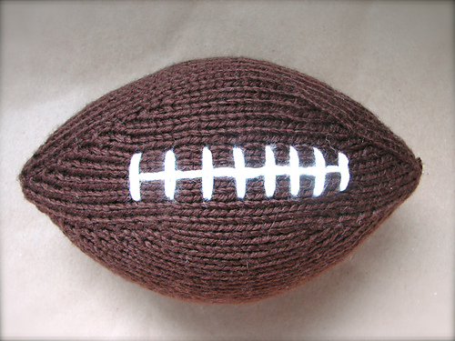 Ravelry: Stuffed Football pattern by Emily Kintigh