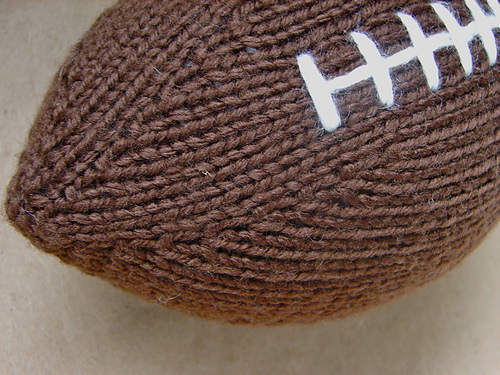 Ravelry: Stuffed Football pattern by Emily Kintigh