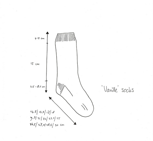 Ravelry: Vanille socks pattern by Willemien Ronda