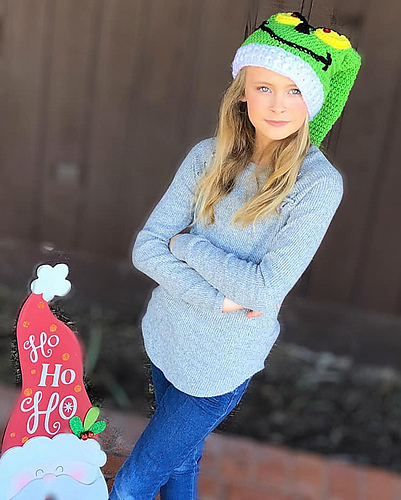 Ravelry: Grinch Christmas Elf Hat pattern by Ava Girl Designs