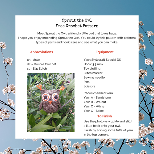 Ravelry: Sprout the Owl pattern by Sam Osmond