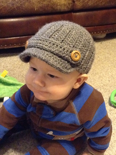 Ravelry: Cadet Cap / Newsboy Hat pattern by Cheryl L. Cambras