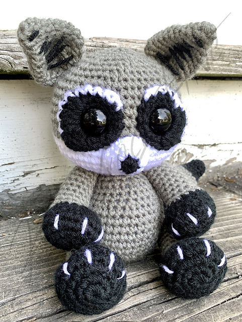 Ravelry: Rizzo the Raccoon pattern by B. Crochet-tive
