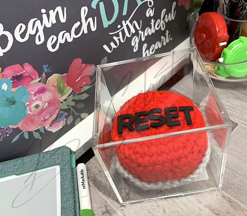 Ravelry: The 2020 Reset Button pattern by B. Crochet-tive