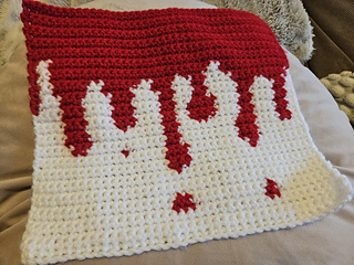 Ravelry: Blood Drip Tapestry 40x40 pattern by B Crochets